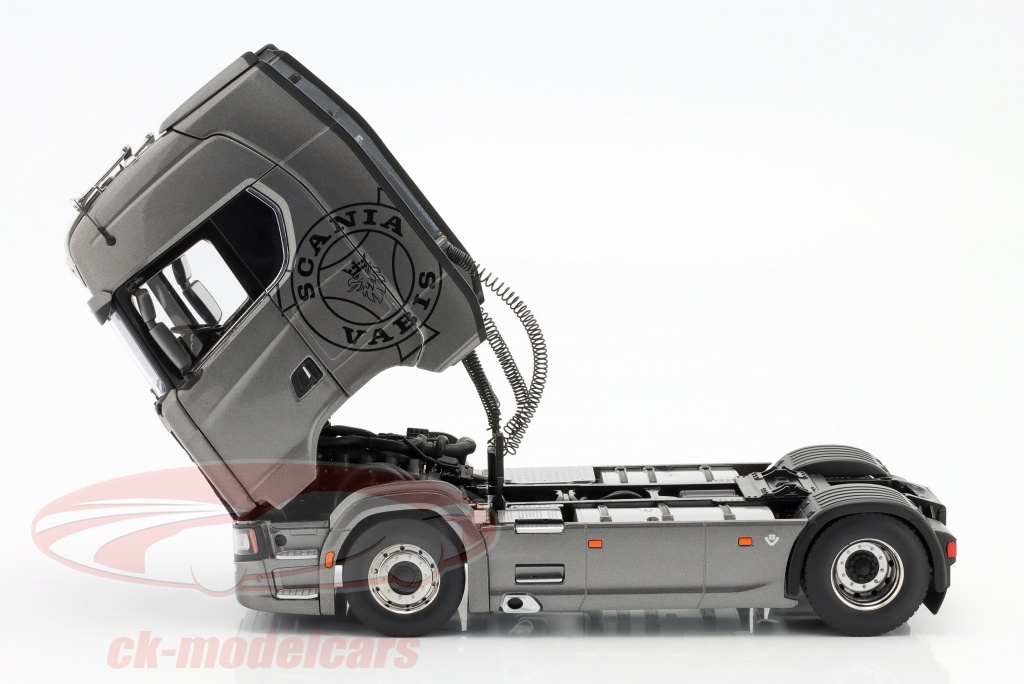 NZG 1:18 Set Scania V8 730S Cinza Com imprimir & Lohr transportador de ...