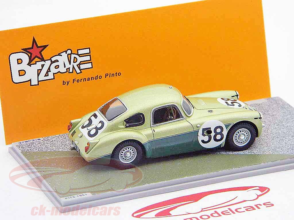 Schuco 1:43 MG Twin Cam #58 24h LeMans 1961 Lund / Olthoff Spark ...