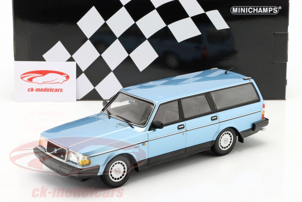 Minichamps 1:18 Volvo 240 GL Break Ano de construção 1986 Azul claro ...