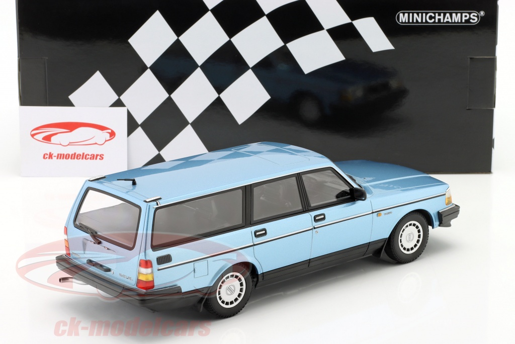 Minichamps 1:18 Volvo 240 GL Break Ano de construção 1986 Azul claro ...