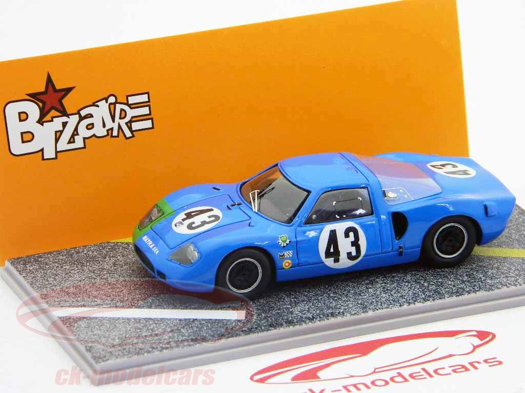 Spark 1:43 Matra 620 #43 24h LeMans 1966 Jaussaud / Pescarolo Bizarre ...