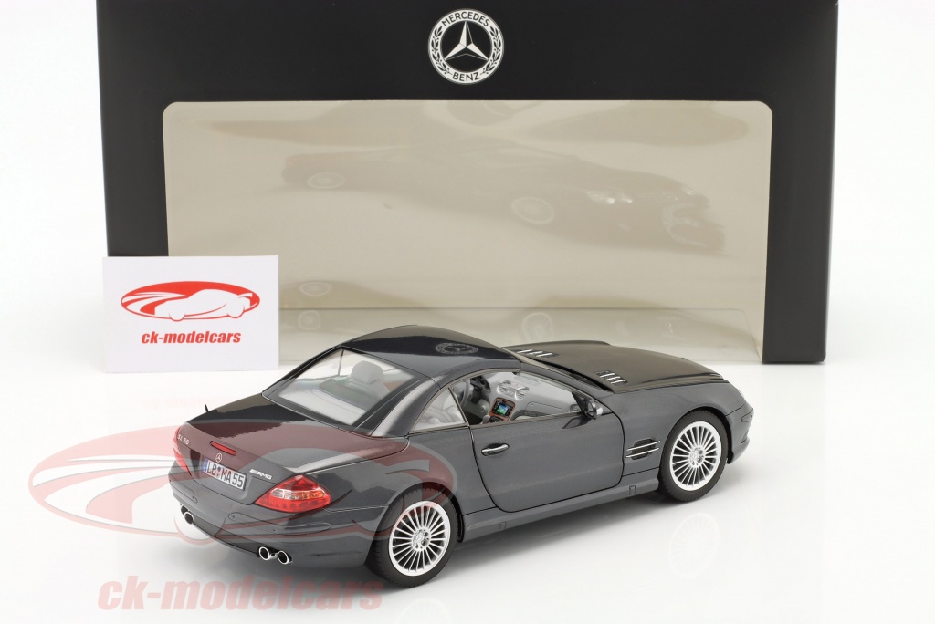 Norev 1:18 Mercedes-Benz AMG SL 55 (R230) year 2001-2006 obsidian black B66040687 model car ...