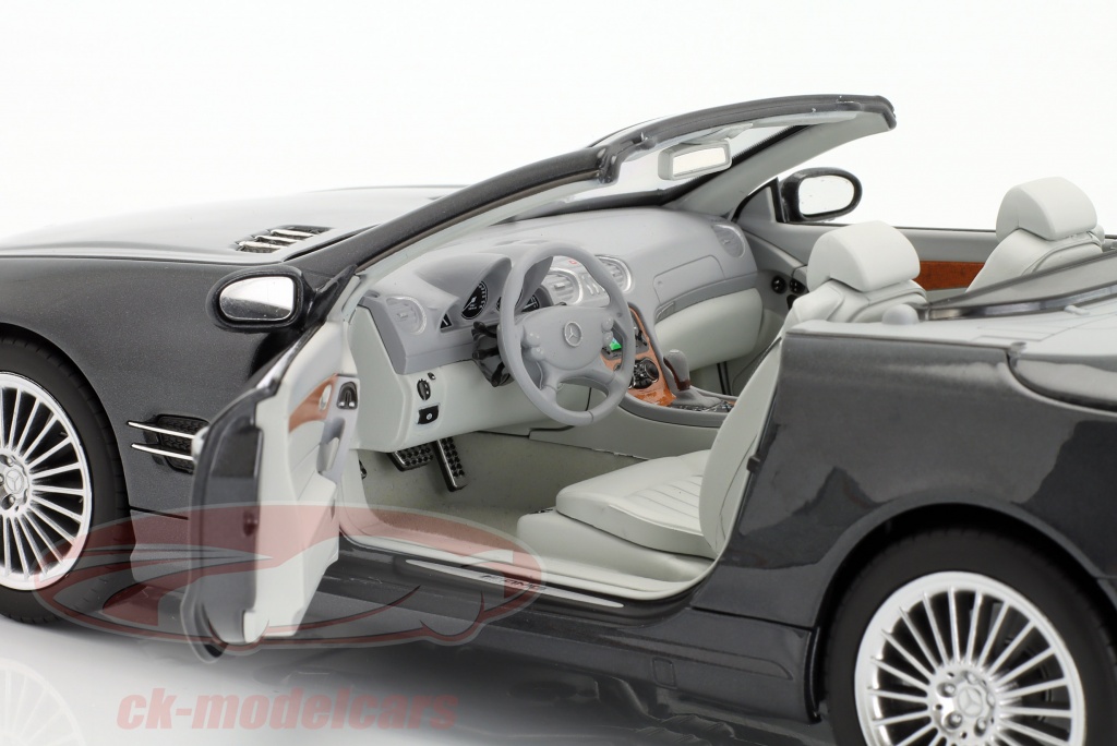 Norev 1:18 Mercedes-Benz AMG SL 55 (R230) year 2001-2006 obsidian black B66040687 model car ...