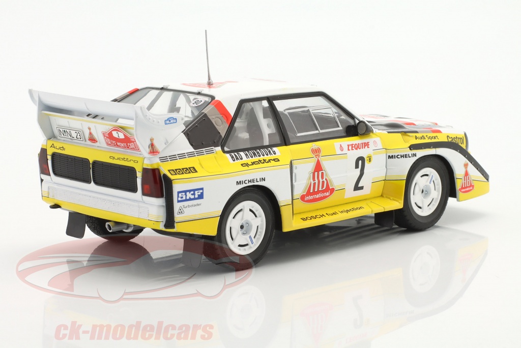 Ixo 1:24 Audi Sport quattro S1 E2 #2 Se rallier Monte carol Röhrl ...