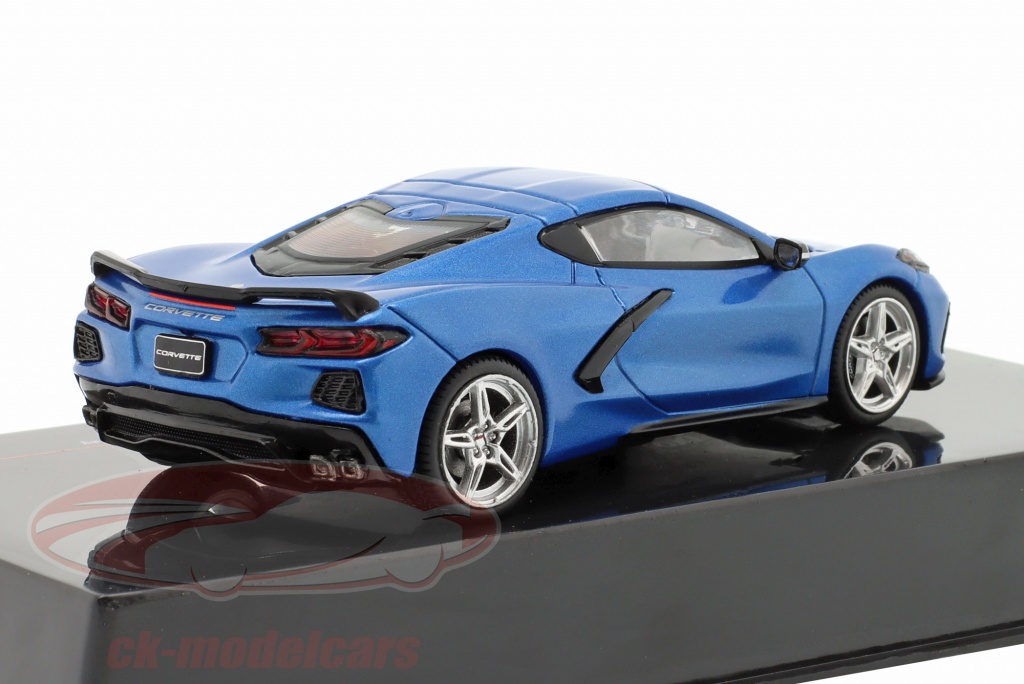 Ixo 1:43 Chevrolet Corvette Stingray year 2020 blue metallic MOC316 ...