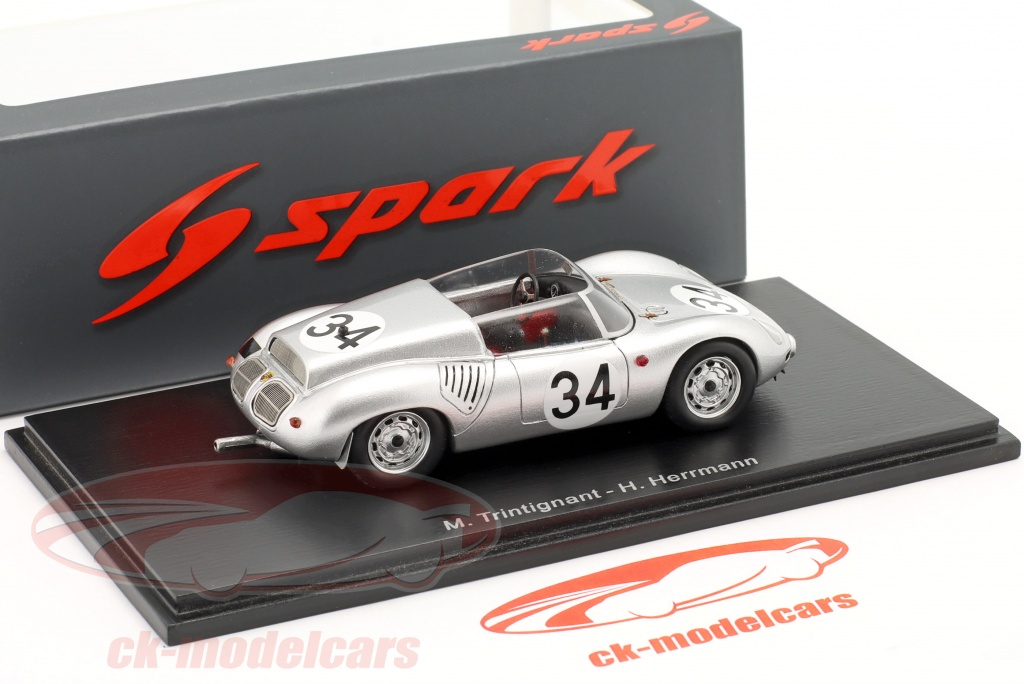 Spark 1:43 Porsche 718 RS60 #34 24h LeMans 1960 Trintignant, Herrmann ...