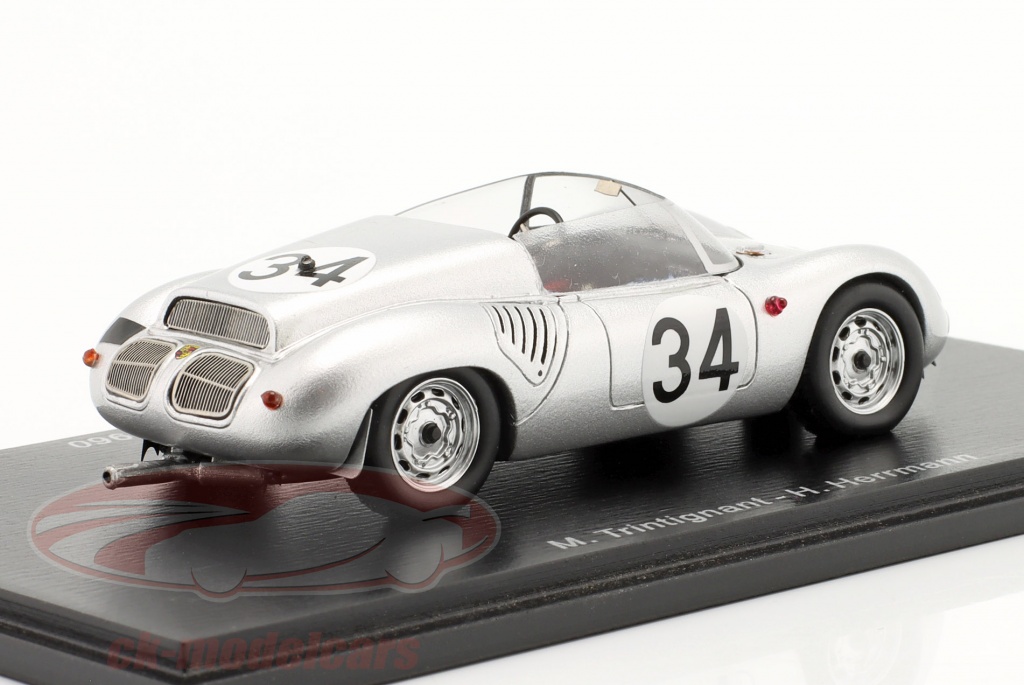 Spark 1:43 Porsche 718 RS60 #34 24h LeMans 1960 Trintignant, Herrmann ...