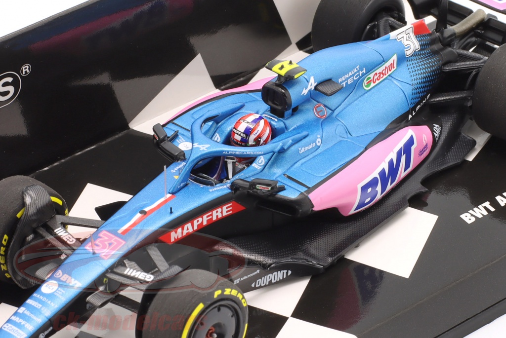 Minichamps 1:43 Esteban Ocon Alpine A522 #31 7th Australia GP formula 1 ...