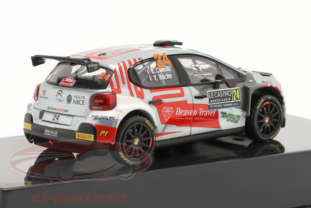 Ixo 1:43 Citroen C3 Rally2 #24 Rallye Monte Carlo 2022 Camilli, Roche ...