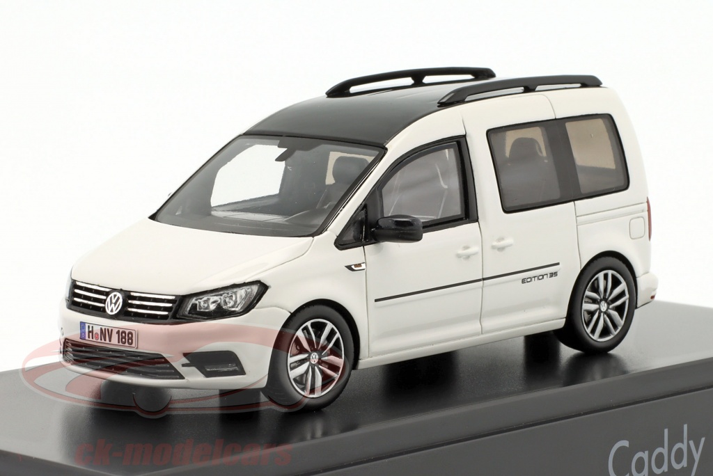 UBH 1:43 Volkswagen VW Caddy MK 4 Edition 35 конфеты Белый / черный ...