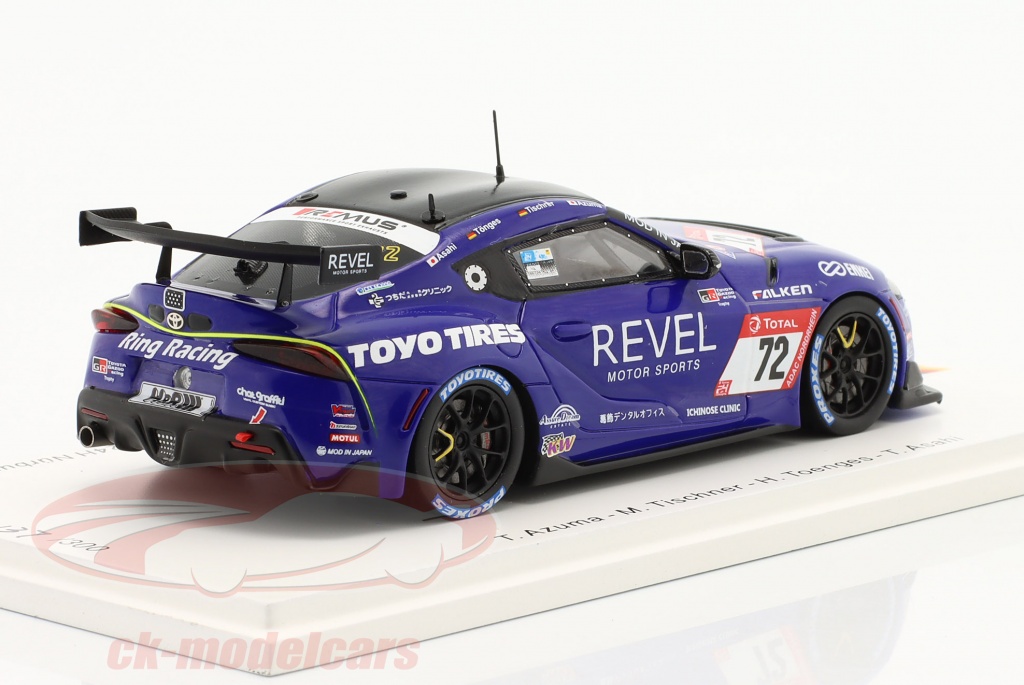Spark 1:43 Toyota Supra #72 24h Nürburgring 2021 Novel Racing with Toyo ...
