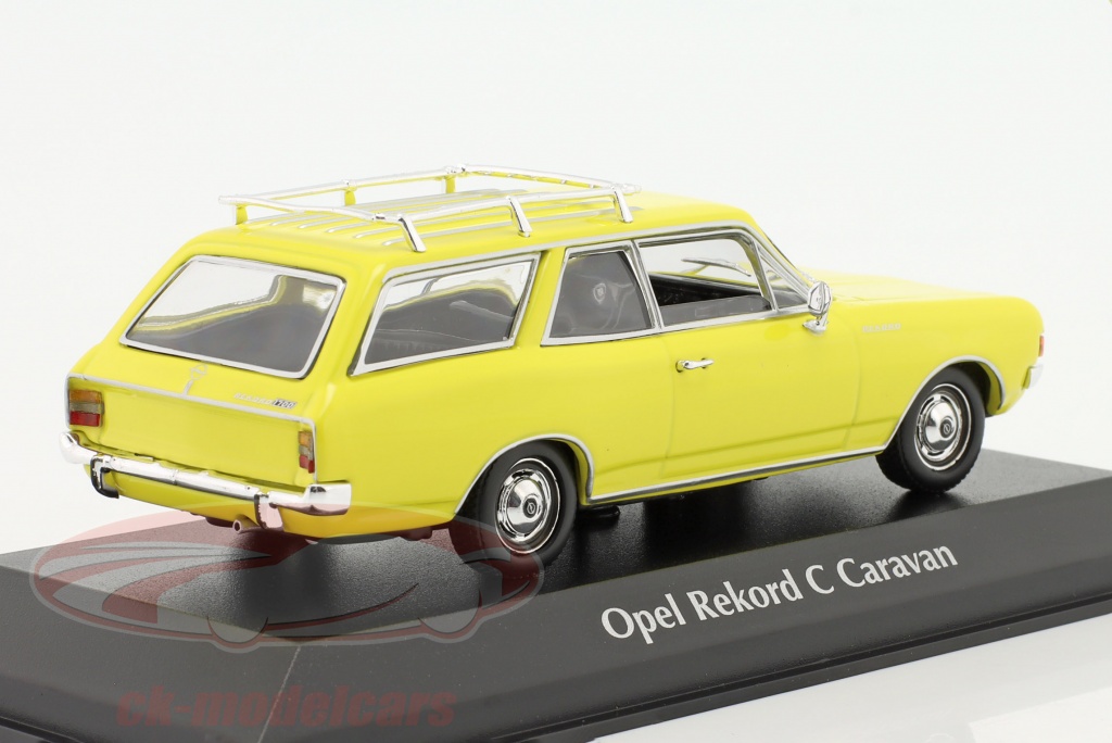 Minichamps 1:43 Opel Rekord C Caravan Anno di costruzione 1968 giallo ...