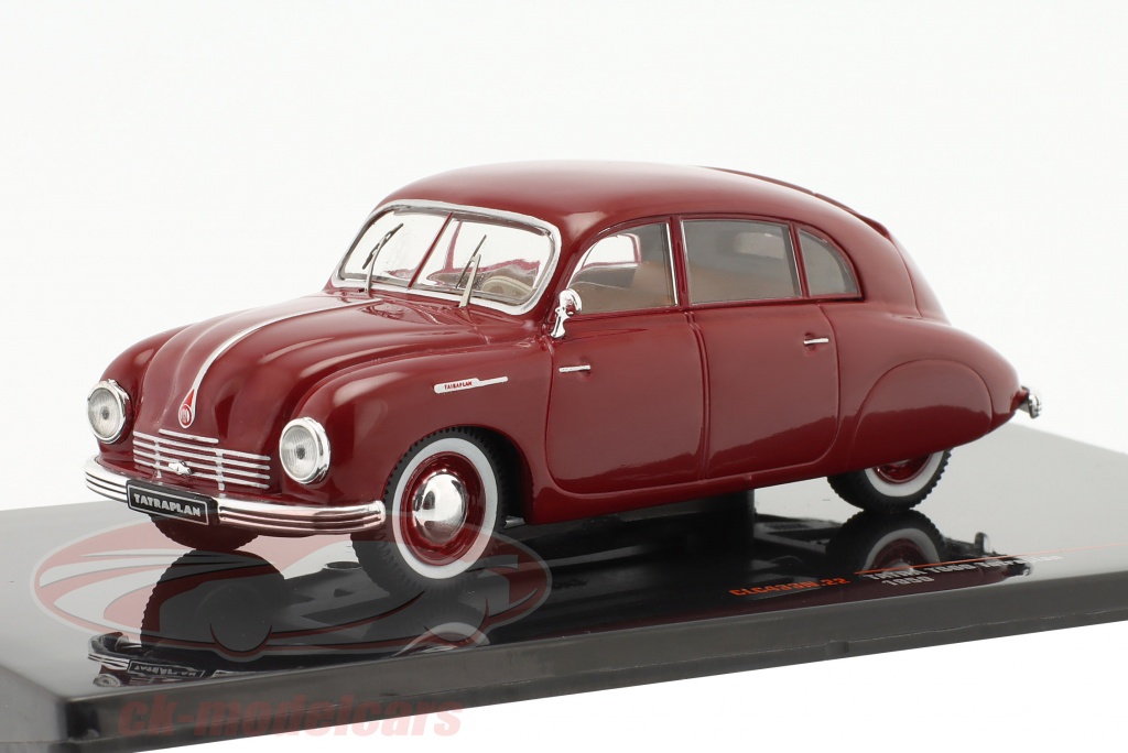 Ixo 1:43 Tatra T600 Tatraplan year 1950 dark red CLC433N.22 model car ...