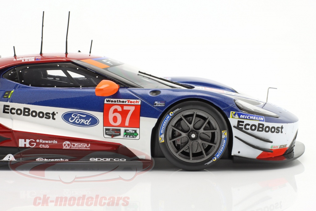 Ixo 1:18 Ford GT #67 Class Winner 24h Daytona 2018 Briscoe, Dn ...