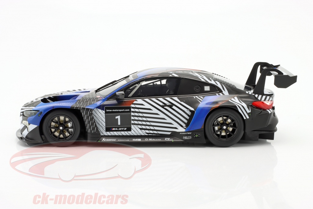 True Scale 1:18 BMW M4 GT3 (G82) #1 Test Car Version 1 TS0370 model car ...