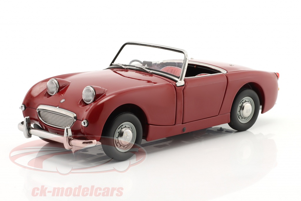 Kyosho 1:18 Austin Healey Sprite Spider RHD 建設年 1958 チェリー 赤 08953R モデル ...