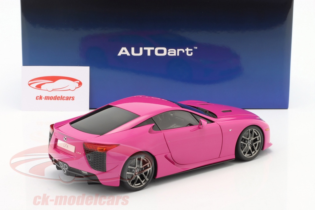 AUTOart 1:18 Lexus LFA Baujahr 2010 rosa 78859 Modellauto 78859 ...