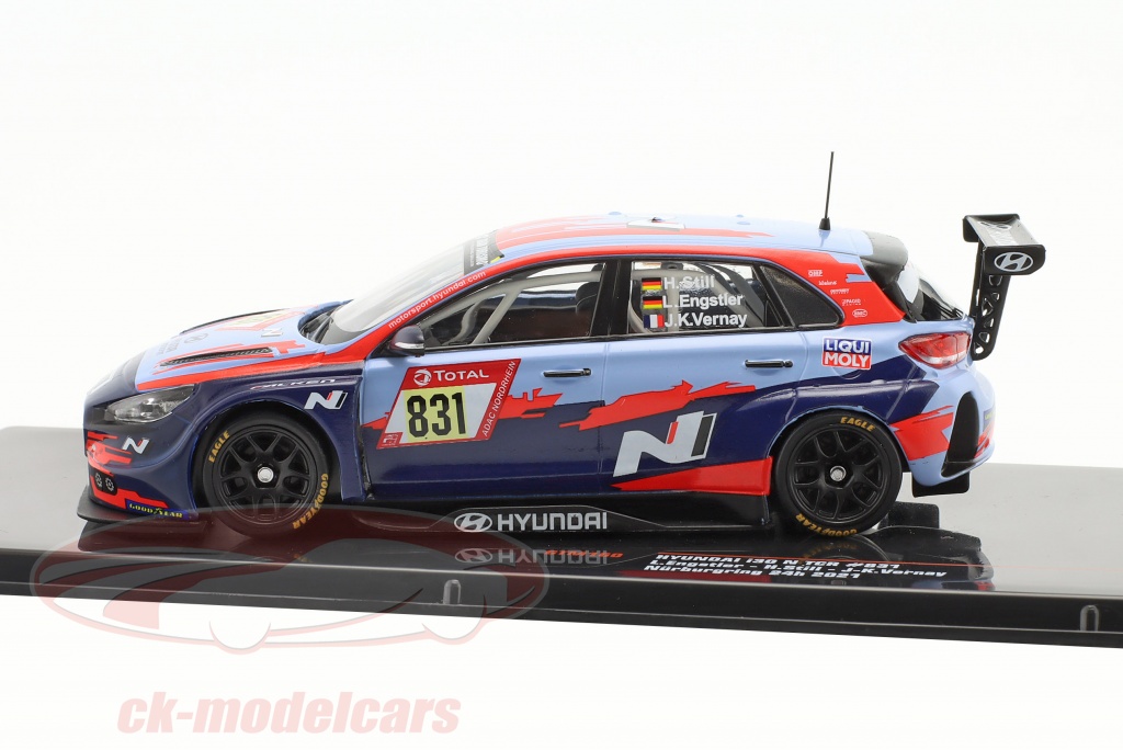 Ixo 1:43 Hyundai i30 N TCR #831 24h Nürburgring 2021 Hyundai Motorsport ...