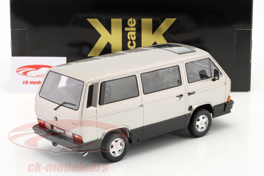 KK-Scale 1:18 Volkswagen VW T3 Magnum Année de construction 1987 gris ...