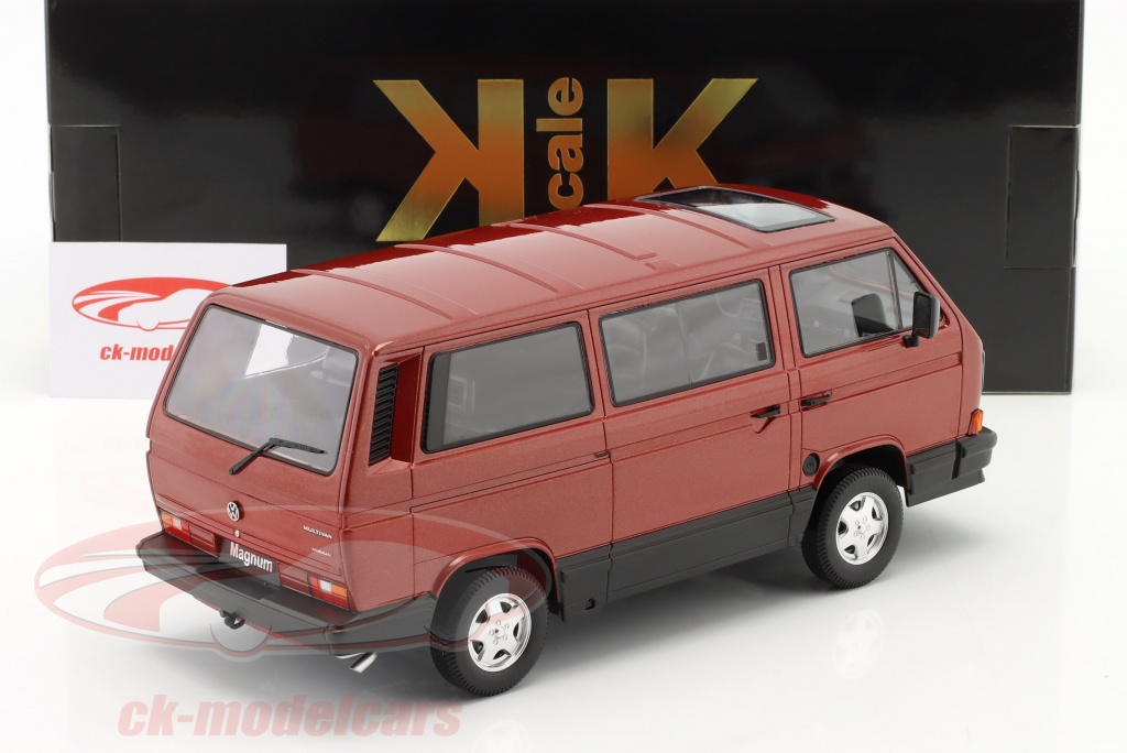 KK-Scale 1:18 Volkswagen VW T3 Magnum Année de construction 1987 rouge ...