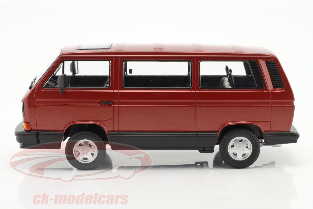 KK-Scale 1:18 Volkswagen VW T3 Magnum Année de construction 1987 rouge ...