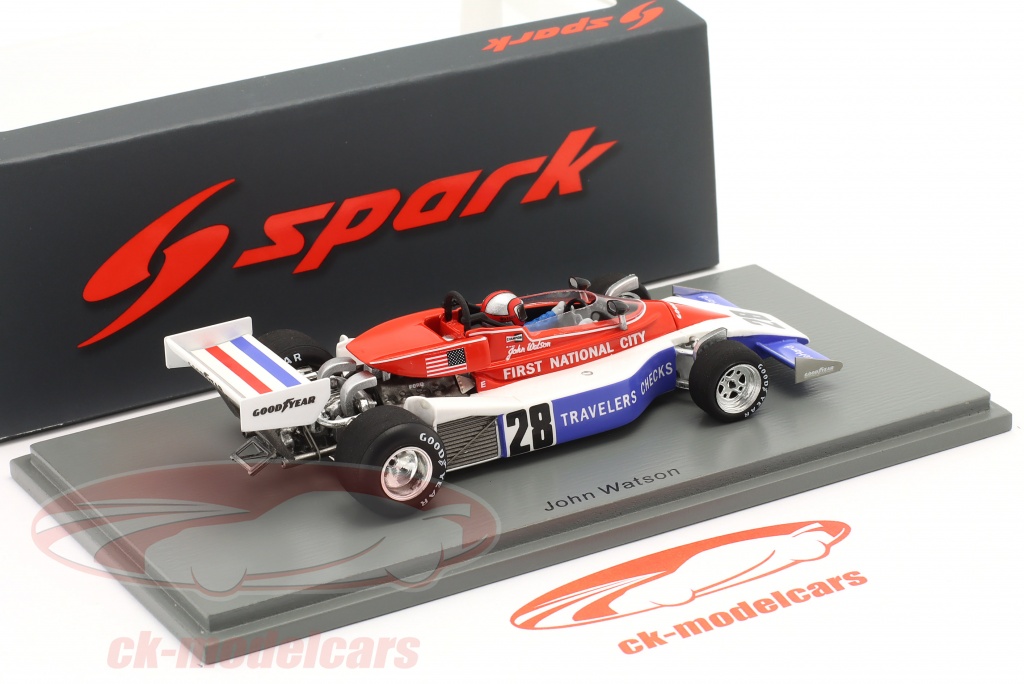 Spark 1:43 John Watson Penske PC3 #28 Monaco GP formule 1 1976 S7224 ...