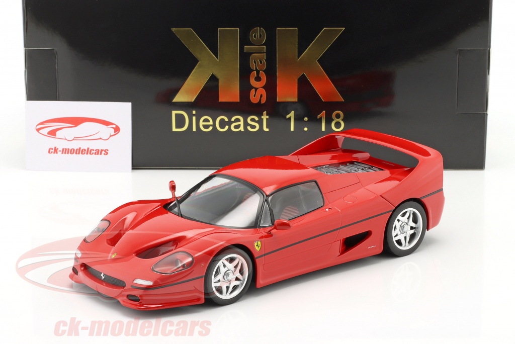 KK-Scale 1:18 Ferrari F50 Hardtop year 1995 red KKDC180981 model car KKDC180981 4260699761866
