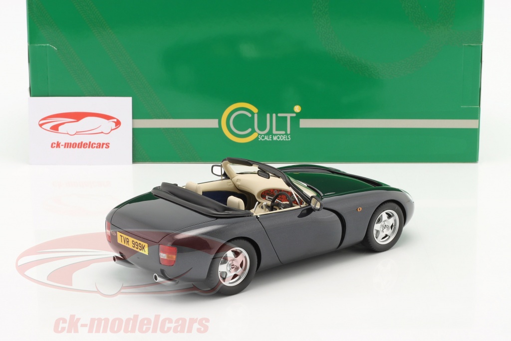 Cult Scale Models 1:18 TVR Griffith Cabrio bouwjaar 1991 - 1993 blauw ...
