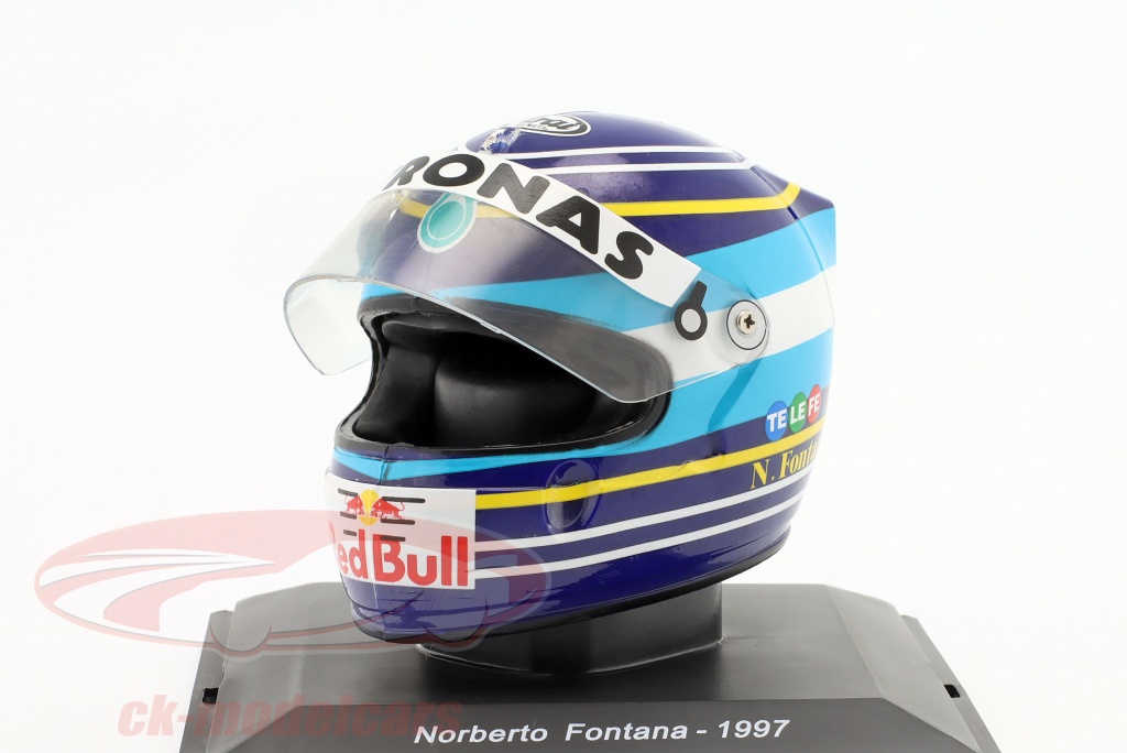 Spark 1:5 Norberto Fontana #17 Red Bull Sauber formula 1 1997 helmet ...