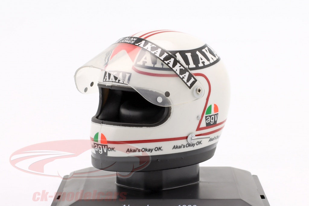 Spark 1:5 Alan Jones #27 Williams Formel 1 Weltmeister 1980 Helm ...