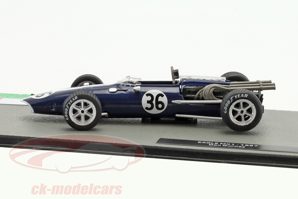 Altaya 1:43 Dan Gurney Eagle MK1 #36 formule 1 1967 CK79357 modèle ...