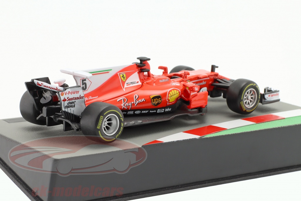 Altaya 1:43 Sebastian Vettel Ferrari SF70H #5 formula 1 2017 CK79356 ...