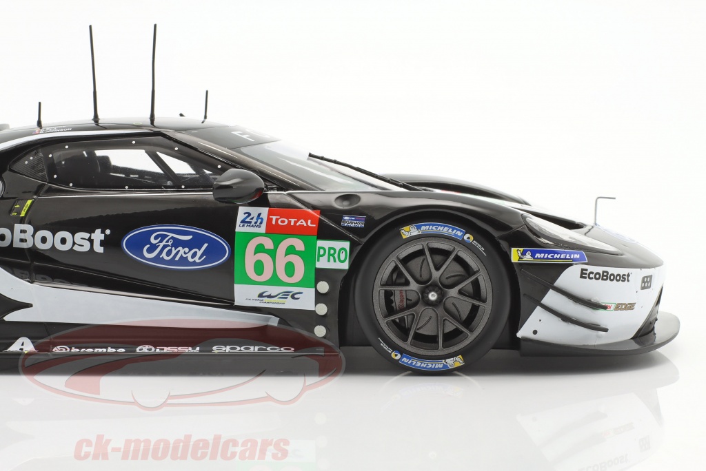 Ixo 1:18 Ford GT #66 24h LeMans 2019 Mücke, Pla, Johnson IXOSP-FGT18105 modelo carro IXOSP ...