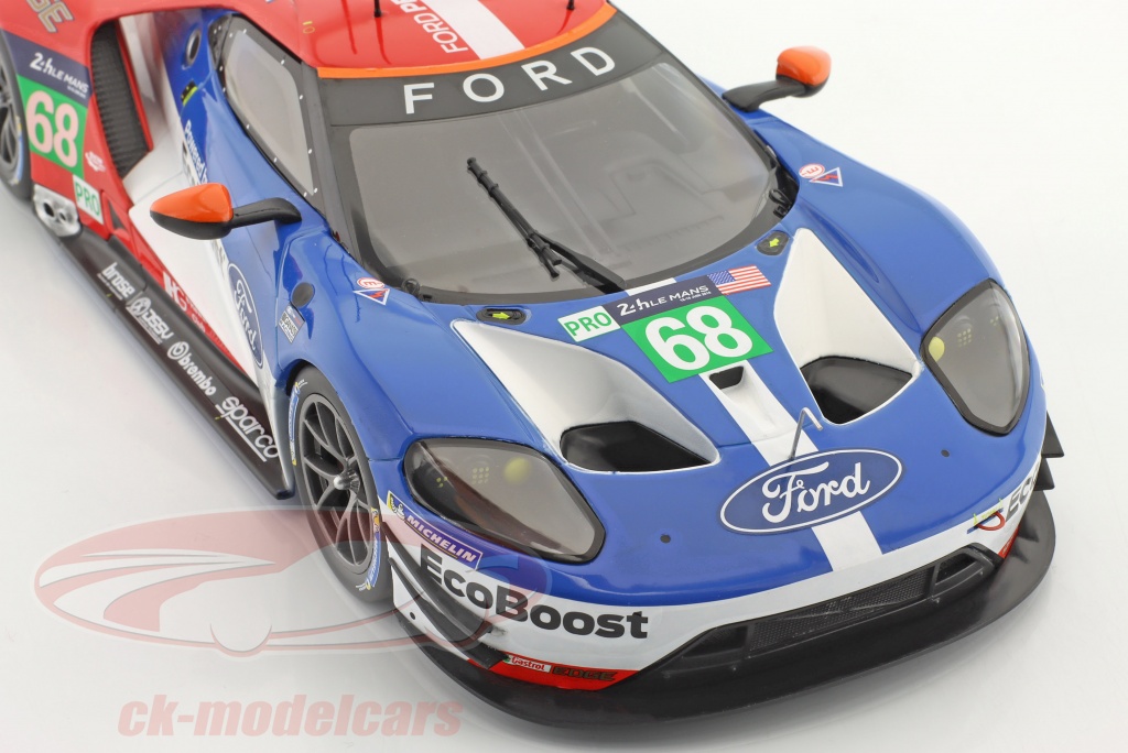 Ixo 1:18 Ford GT #68 Winner LMGTE Pro Class 24h LeMans 2016 Hand ...