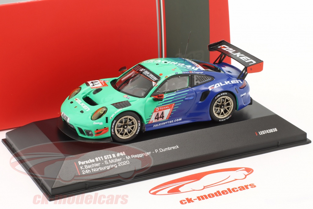 Ixo 1:43 Porsche 911 GT3 R #44 24h Nürburgring 2020 Falken Motorsports ...