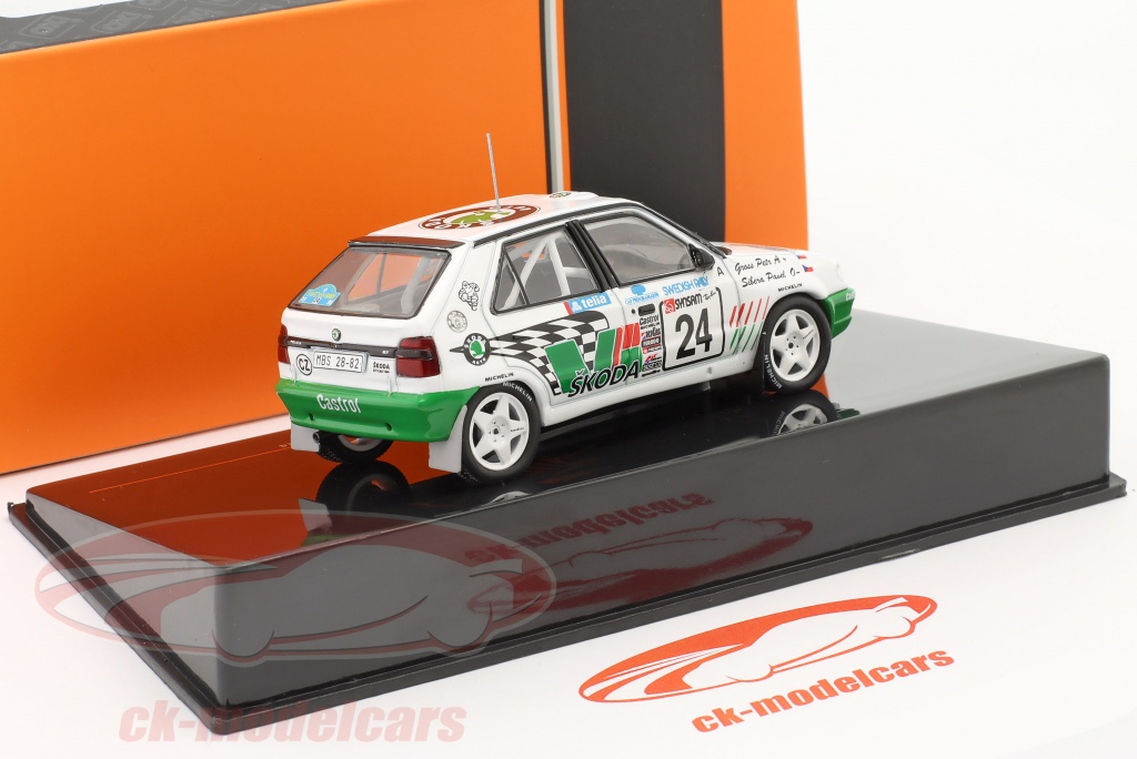 Ixo 1:43 Skoda Felicia Kit Car #24 reunión Suecia 1995 Sibera, Gross ...