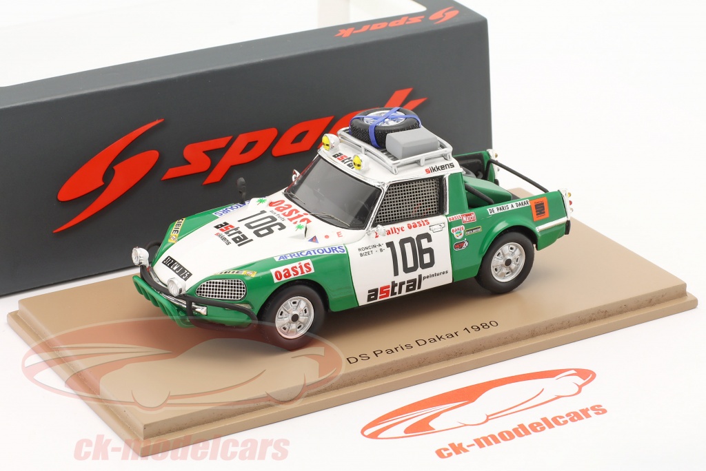 Spark 1:43 Citroen DS #106 Rallye Paris - Dakar 1980 Roncin, Bizet ...
