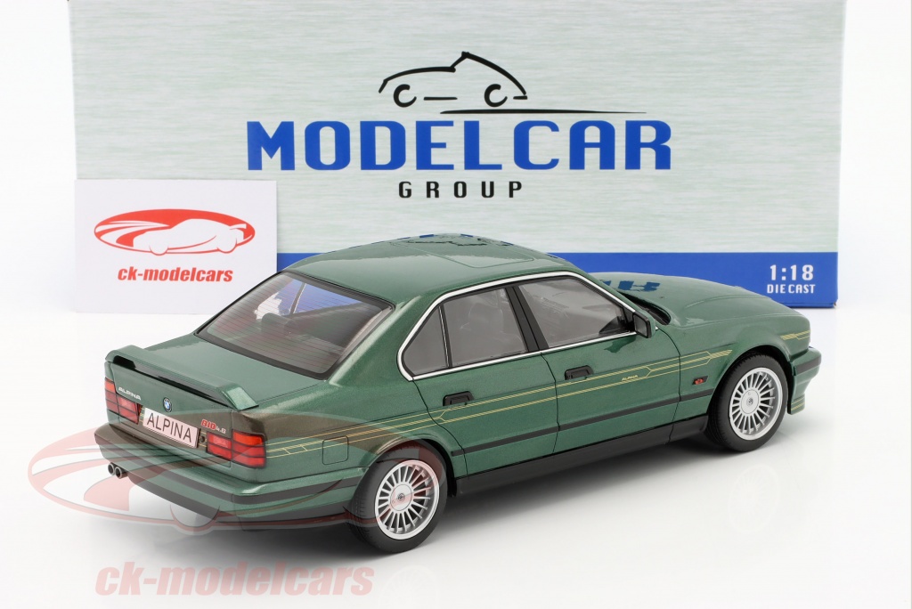 ModelCarGroup 1:18 BMW Alpina B10 (E34) 4.6 verde metálico MCG18229 ...