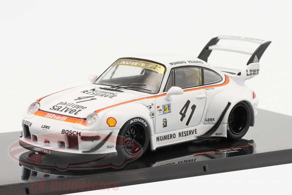 Ixo 1:43 Porsche 911 (993) RWB LBWK #41 white MOC322 model car MOC322 ...