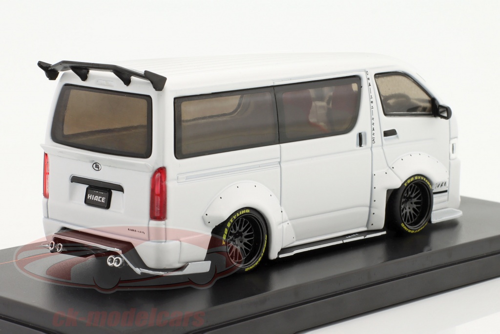 Ixo 1:43 Toyota Hiace Widebody year 2018 white MOC323 model car MOC323 ...