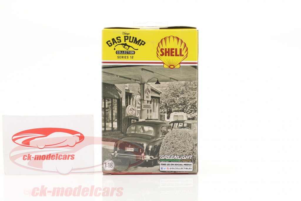Tokheim 350 mellizos gas bomba Shell Oil 1954 amarillo / rojo 1:18 ...
