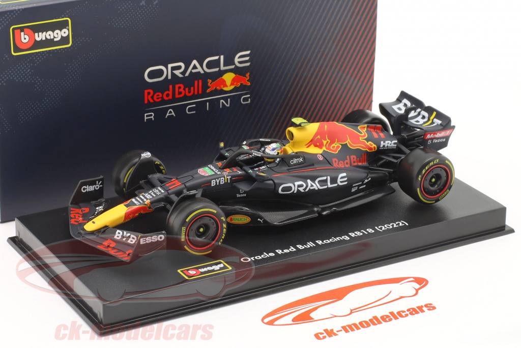 Bburago 1:43 Sergio Perez Red Bull RB18 #11 formula 1 2022 18-38062 #11 ...