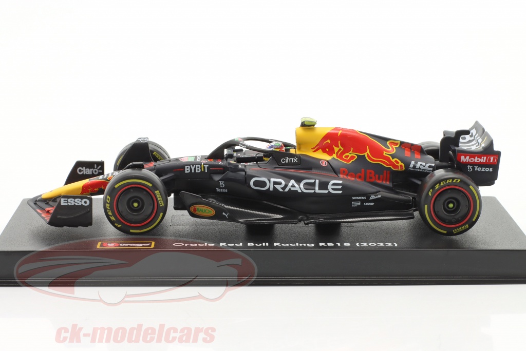 Bburago 1:43 Sergio Perez Red Bull RB18 #11 fórmula 1 2022 18-38062 #11 ...