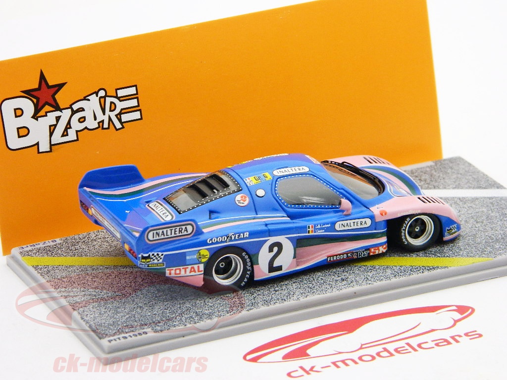 Spark 1:43 Inaltera #2 24h LeMans 1977 Lombardi / Beckers Bizarre BZ226 ...
