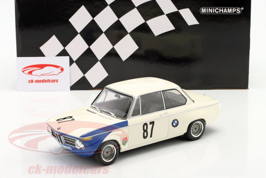 Minichamps 1:18 BMW 2002 tiK #87 Grand Prix Brno 1969 H. Hahne ...