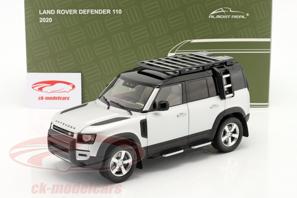 Almost Real 1:18 Land Rover Defender 110 Ano de construção 2020 prata ...