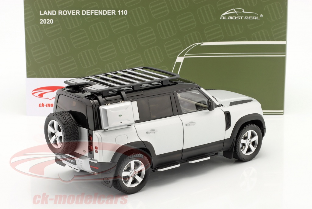 Almost Real 1:18 Land Rover Defender 110 Ano de construção 2020 prata ...
