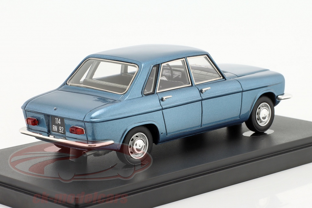 AutoCult 1:43 Renault 16 Projet 114 year 1961 blue metallic 60089 model ...