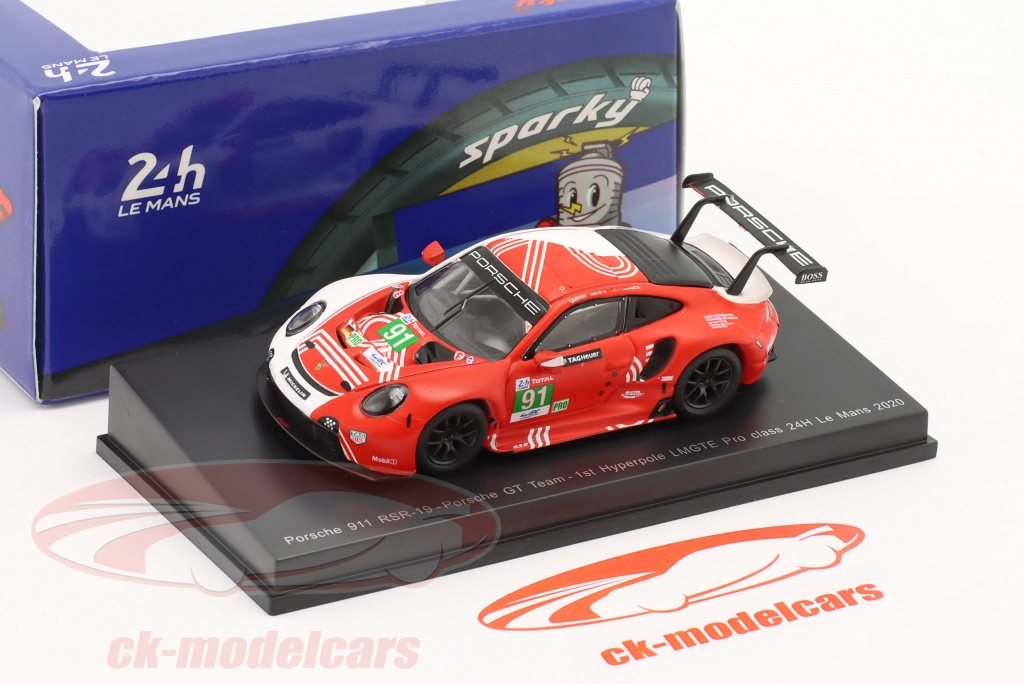 Spark 1:64 Porsche 911 RSR-19 #91 优胜者 Hyperpole LMGTE Pro class 24h ...