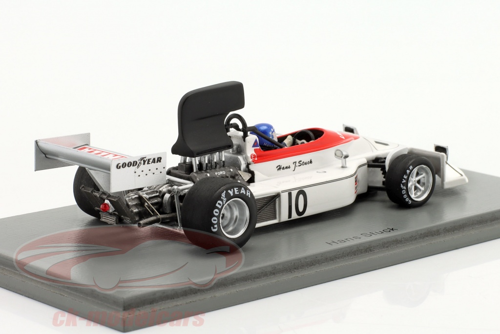 Spark 1:43 Hans J. Stuck March 751 #10 Alemania GP fórmula 1 1975 S5377 ...